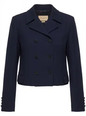 Gucci Cropped Double-breasted Jacket