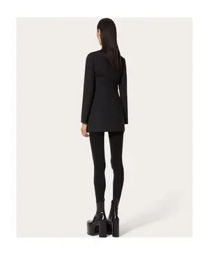 Valentino Garavani Crepe Couture Draped Mini Dress