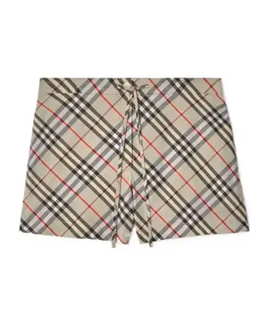 Burberry Checked Drawstring Pyjama Shorts - Chipping