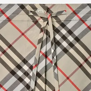 Burberry Checked Drawstring Pyjama Shorts - Chipping