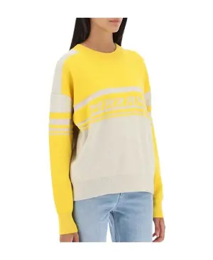 Isabel Marant Étoile Callie Logo Intarsia Crewneck Jumper