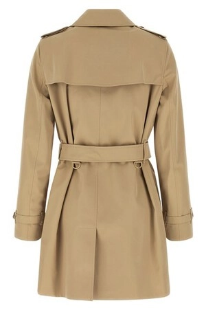 Burberry Double Breasted Belted Trench Coat