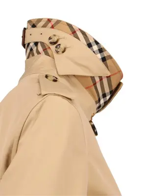 Burberry Double Breasted Belted Trench Coat