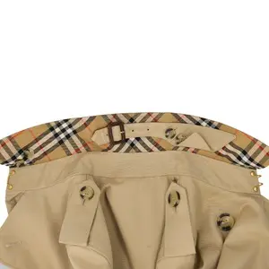 Burberry Double Breasted Belted Trench Coat