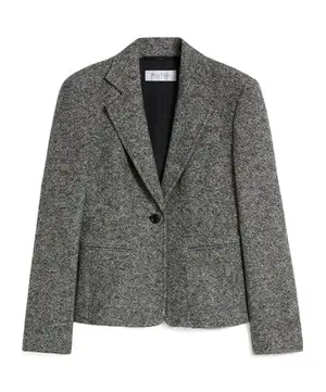 Max Mara Feminine Wool And Silk Blazer