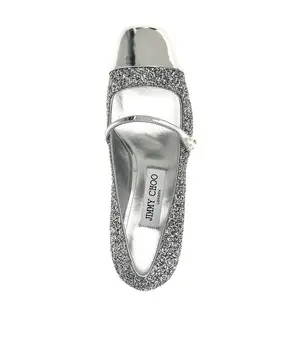 JIMMY CHOO Elisa Glitter Pumps - Gray