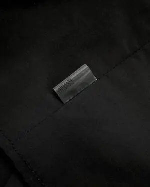 Emporio Armani Logo Zip-up Casual Jacket - Black