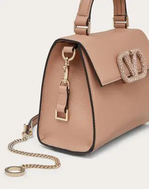 Valentino Garavani Vsling Foldover Top Small Tote Bag