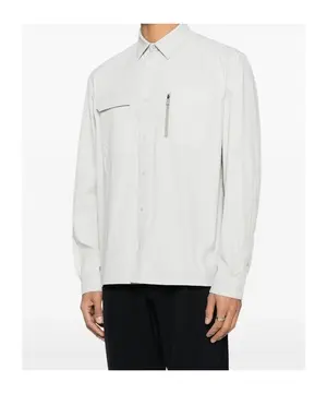 Herno Long Sleeved Shirt With Chest Pockets - Chantilly