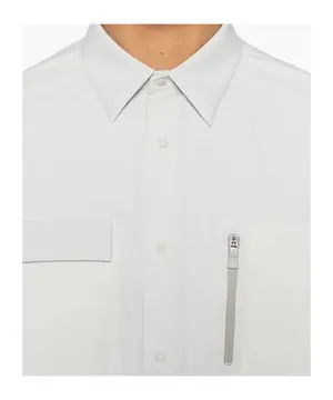 Herno Long Sleeved Shirt With Chest Pockets - Chantilly