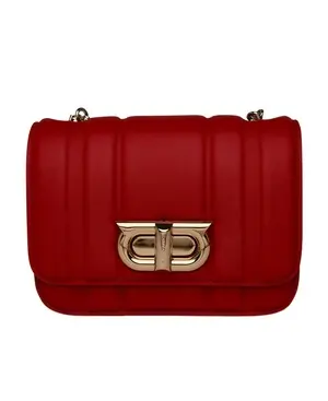 FERRAGAMO Flip Chain Shoulder Bag - Red