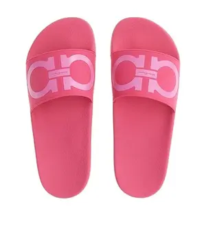 FERRAGAMO Gancini Pool Slides