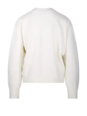 Max Mara Pelago Long-sleeved Knitted Cardigan - White