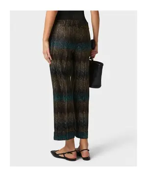 Missoni Zig-zag Pleated Trousers - Black
