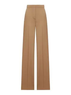 Max Mara Fernet High-waist Wide-leg Trousers - Brown