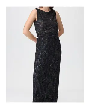 Missoni Sleeveless Horizontal Striped Sequined Vest