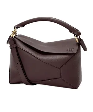 Loewe Small Puzzle Edge Bag - Dark Chestnut