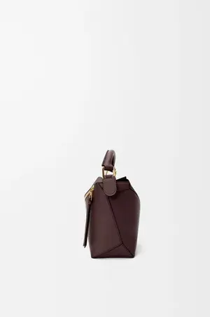 Loewe Small Puzzle Edge Bag - Dark Chestnut
