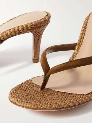 GIANVITO ROSSI Open Toe Stiletto Sandals