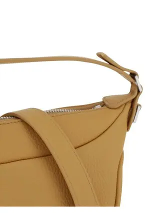 By Far Leather Shoulder Bag - Brown