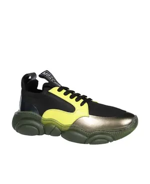 Moschino Lace-up Sneakers - Black