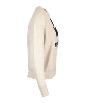 Isabel Marant Étoile Millyny" Crewneck Sweatshirt With Logo Graphic - Light Beige