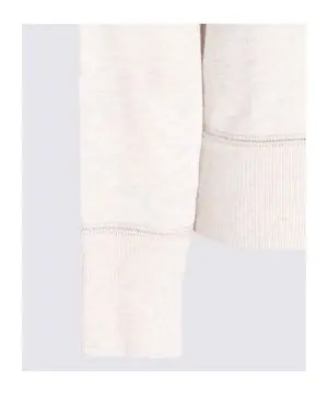 Isabel Marant Étoile Millyny" Crewneck Sweatshirt With Logo Graphic - Light Beige
