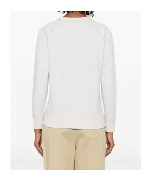 Isabel Marant Étoile Millyny" Crewneck Sweatshirt With Logo Graphic - Light Beige