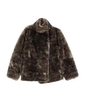 REMAIN BIRGER High-necked Fur Coat