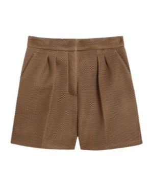 Max Mara Technical Mesh Shorts - Hazelnut Brown