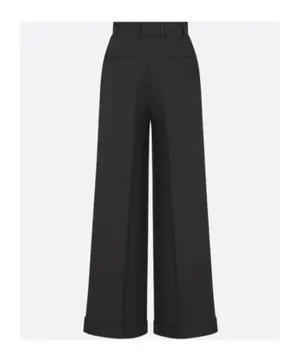 Dior Flared Tailored Trousers - Black
