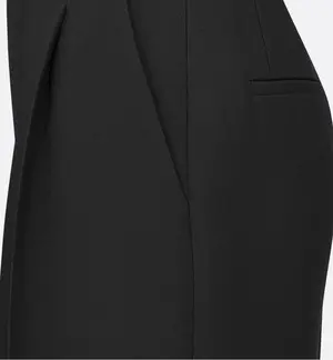 Dior Flared Tailored Trousers - Black