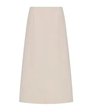 Dior Wool A-line Midi Skirt - No