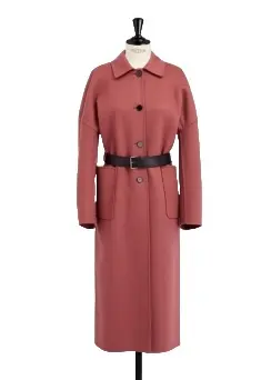 Dior Long Coat With Belt