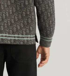 Dior Long-sleeved Cardigan With Hood