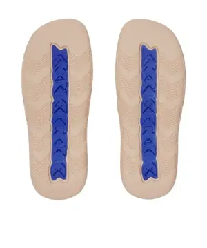 Burberry Check Pattern Slides - Teacup