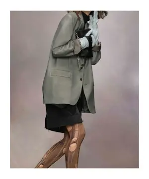MAISON MARGIELA Longline Mohair Wool Blazer