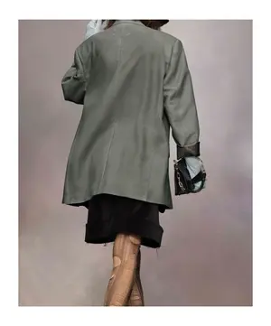 MAISON MARGIELA Longline Mohair Wool Blazer