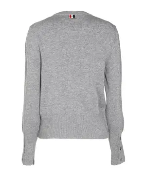 Thom Browne Classic Crewneck Jumper With Holiday Scenery