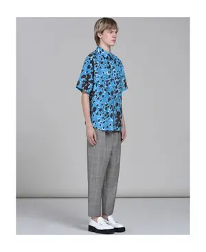 Marni Spot-printed Button-up Shirt - Blue