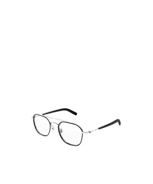 Montblanc Double Bridge Eyeglasses - Silver