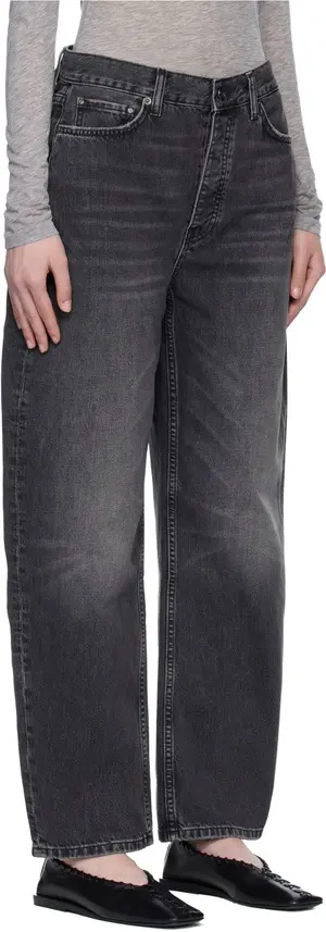 ANINE BING Fritz Straight-leg Jeans - Black