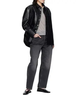 ANINE BING Fritz Straight-leg Jeans - Black