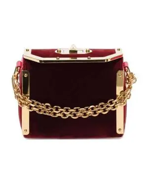 Alexander McQueen Splice Flip Chain Shoulder Bag