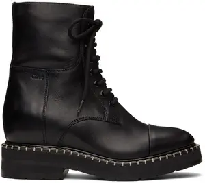 Chloé Noua Zip Up Combat Boots