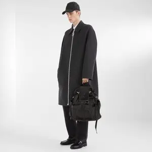 Fendi Straight Cut Single Breasted Coat
