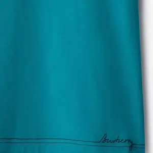 Burberry Contrast-stitching Cotton T-shirt - Green