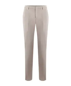DONDUP Slim-fit Gabardine Pants - Nude