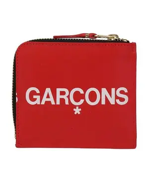Comme Des Garçons Logo Printed Wallet