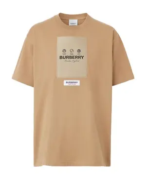 Burberry Appliqué Logo Short-sleeved T-shirt - Nude